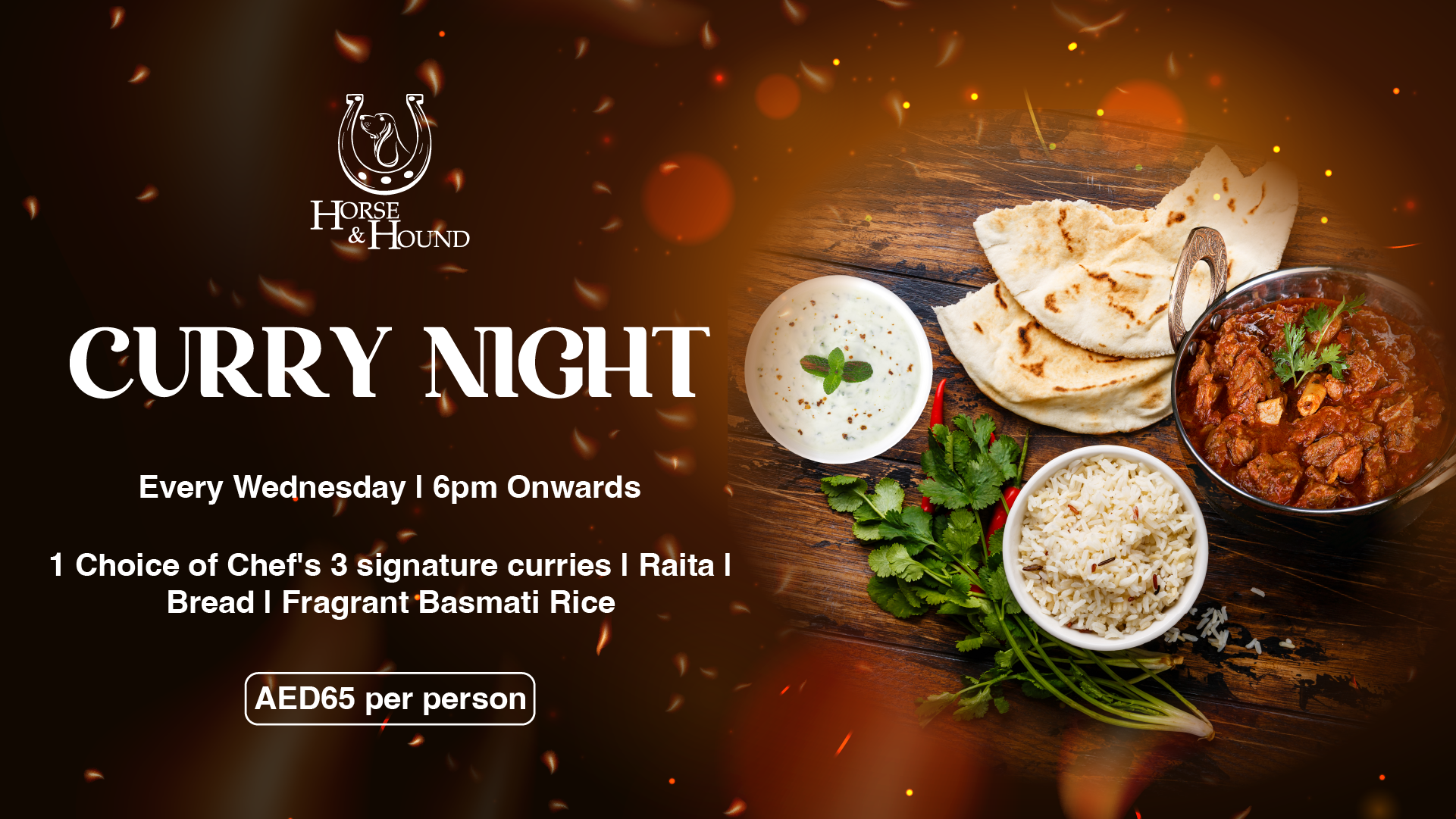 CURRY NIGHT - Al Habtoor Polo Resort